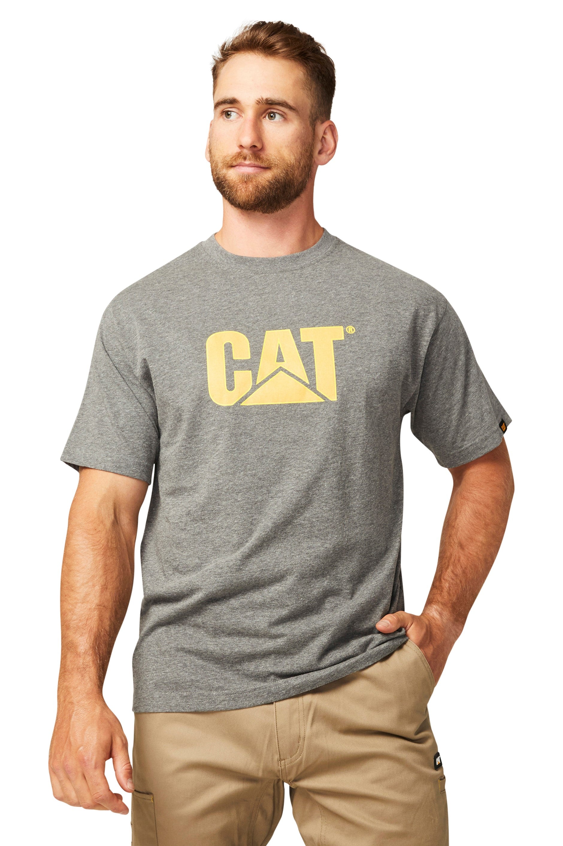 TM Logo Tee - Dark Heather Grey – Terra Cat Shop